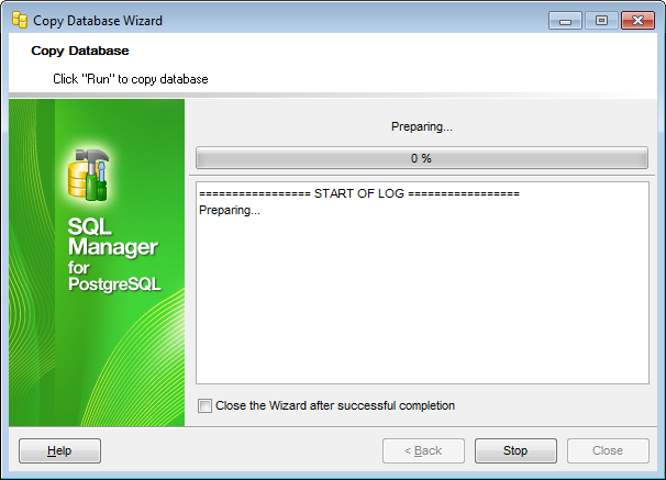 Online Documentation for SQL Manager for PostgreSQL | SQLManager